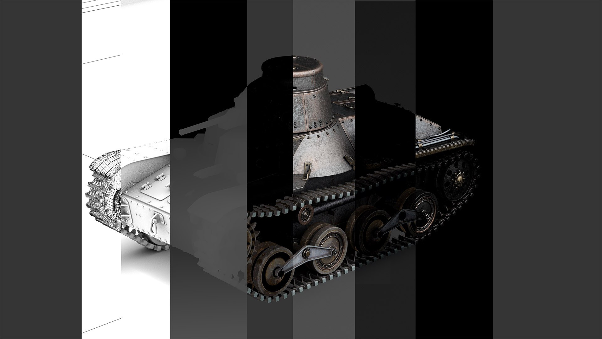 3D Tank 95 Ha-Go - TurboSquid 2299198