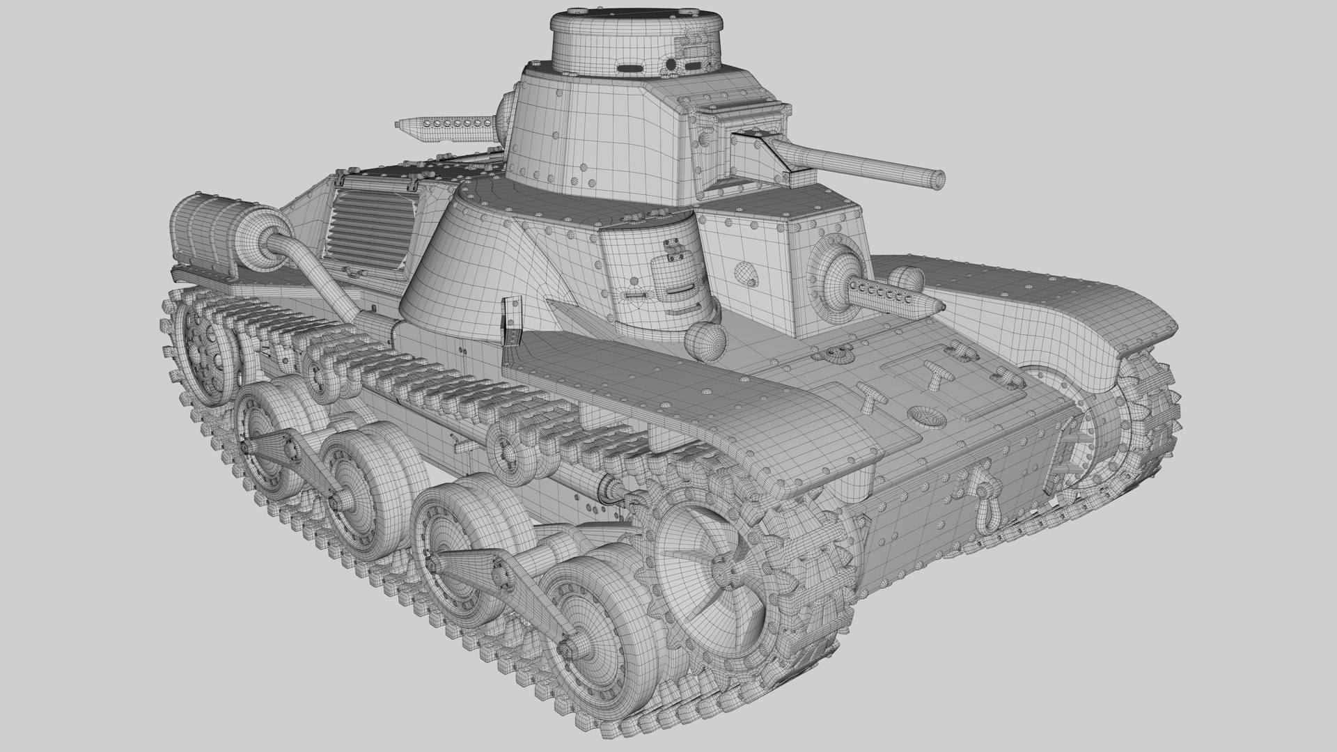 3D Tank 95 Ha-Go - TurboSquid 2299198
