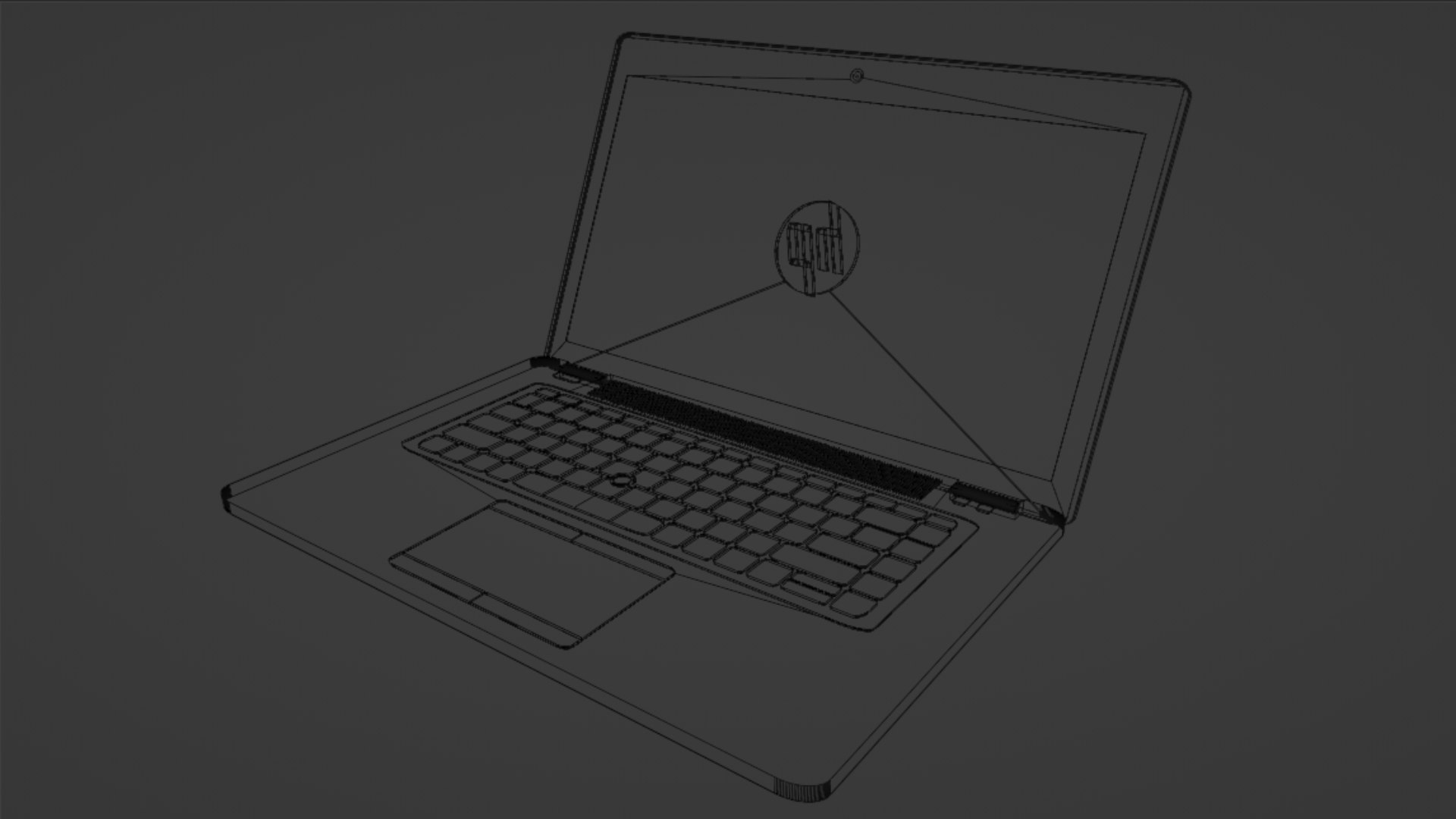 EliteBook Laptop HP 840 G4 3D Model - TurboSquid 2052617