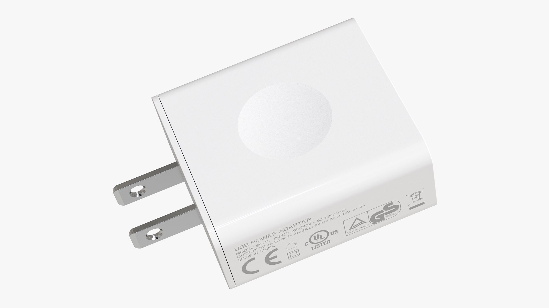 2 USB Power Adapters US 3D Model - TurboSquid 2279028