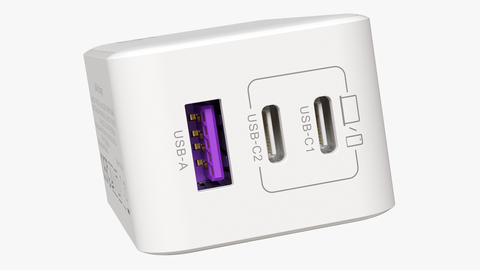 2 USB Power Adapters US 3D Model - TurboSquid 2279028