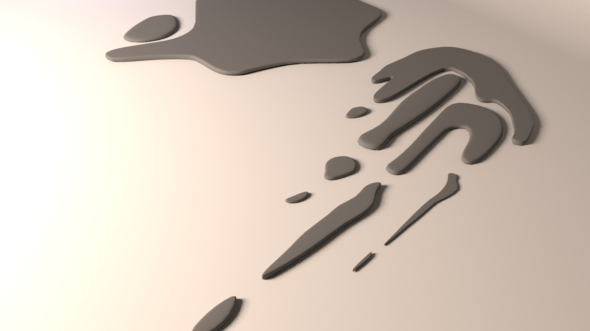 Free 3D Cartoon Splats - TurboSquid 1576840