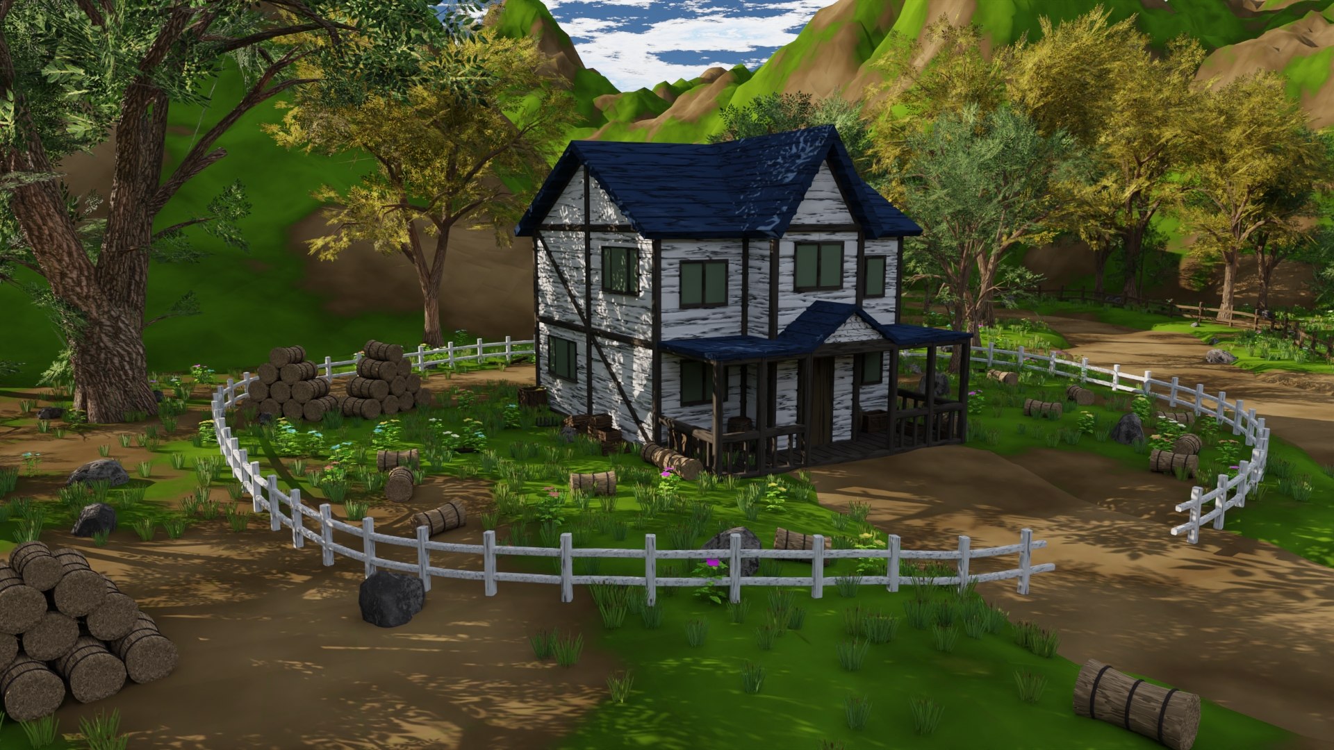 3D Model Farm Field - TurboSquid 2155568