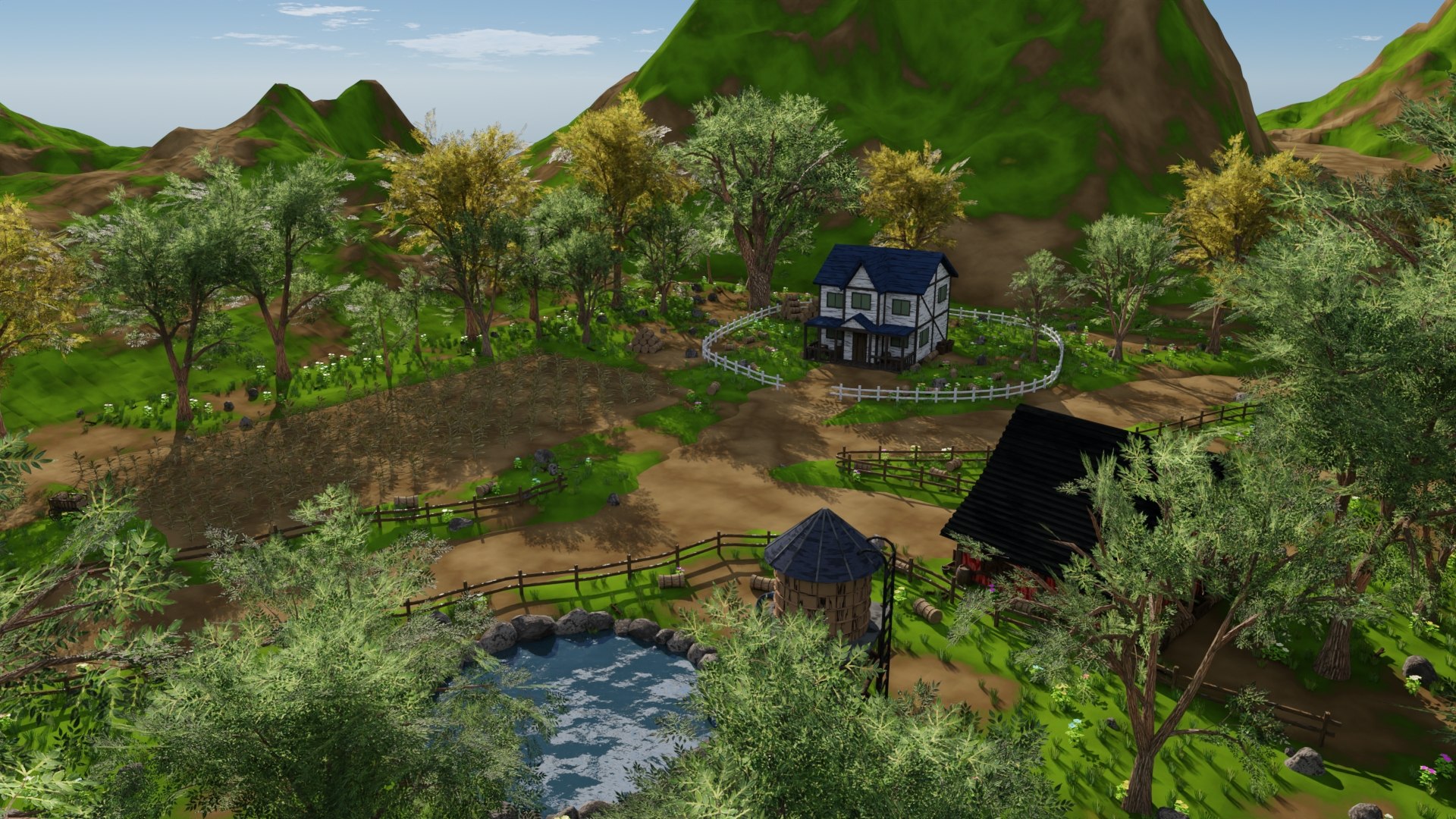 3D Model Farm Field - TurboSquid 2155568