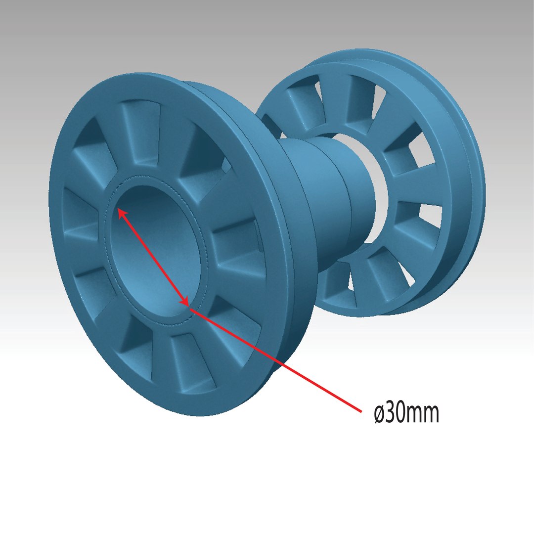 30 Mm 3D Printer Filament Spool Holder 3D Model - TurboSquid 2258677