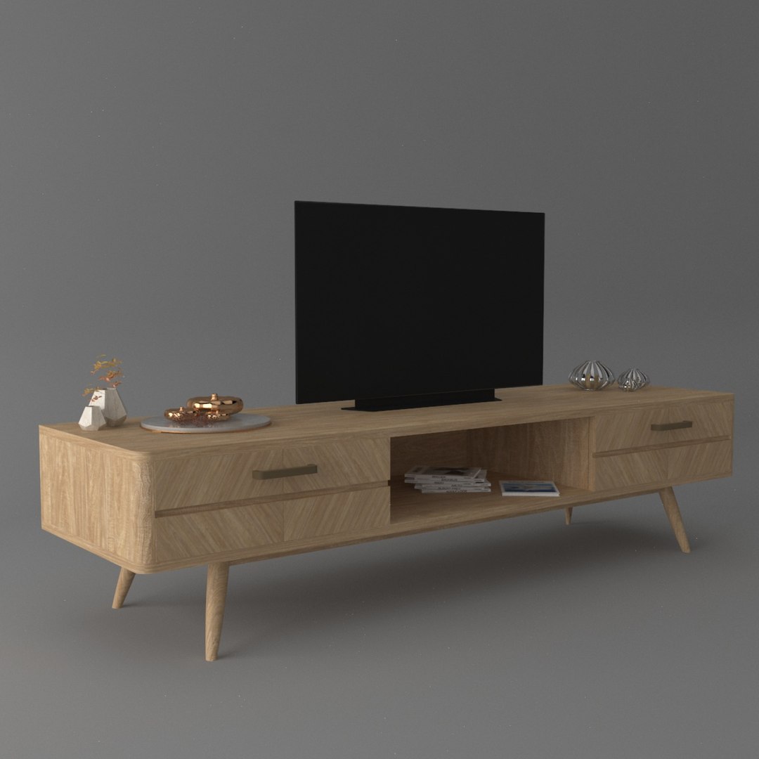 Tv Unit 3D Model - TurboSquid 1997742