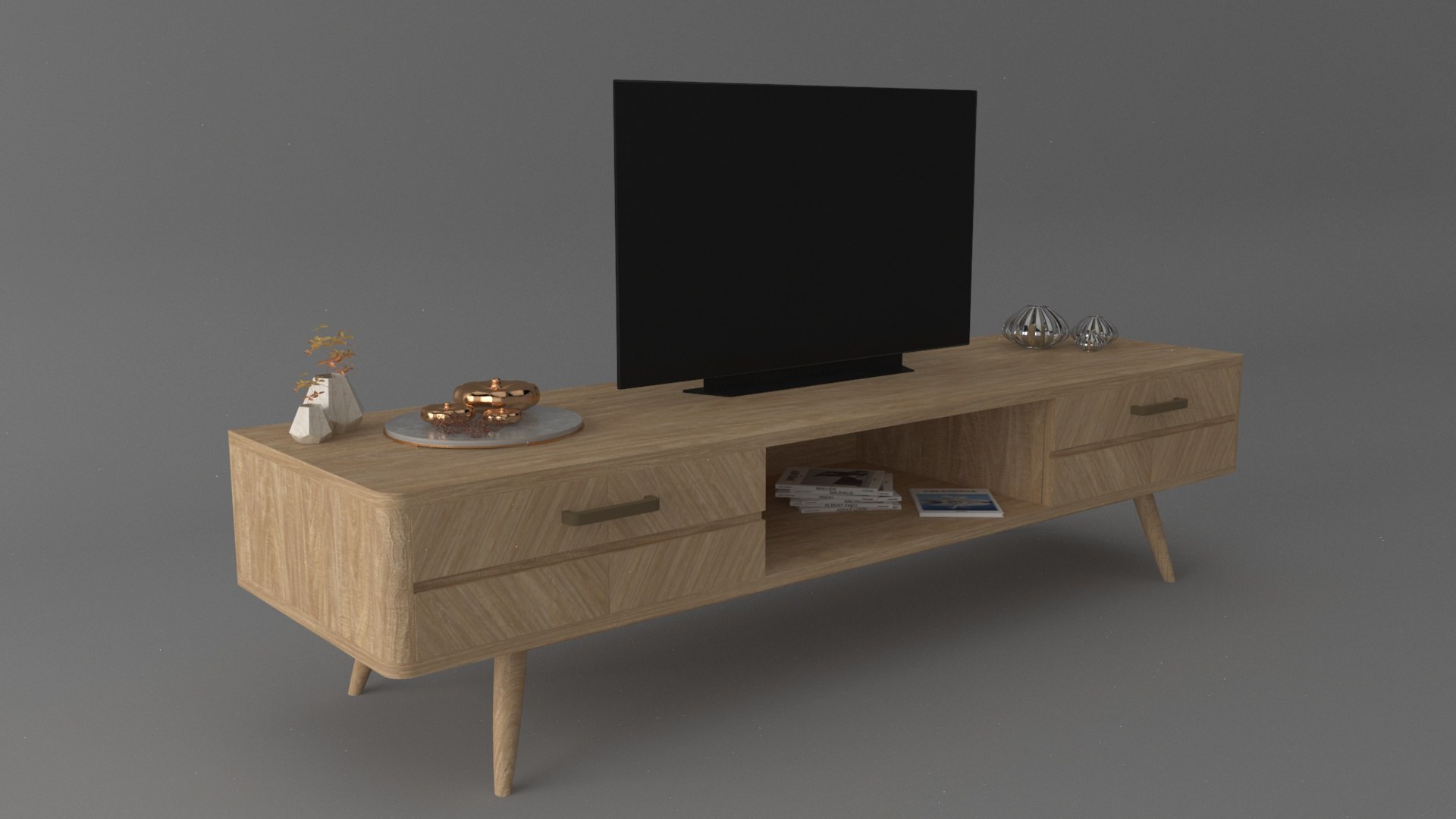 Tv Unit 3D Model - TurboSquid 1997742