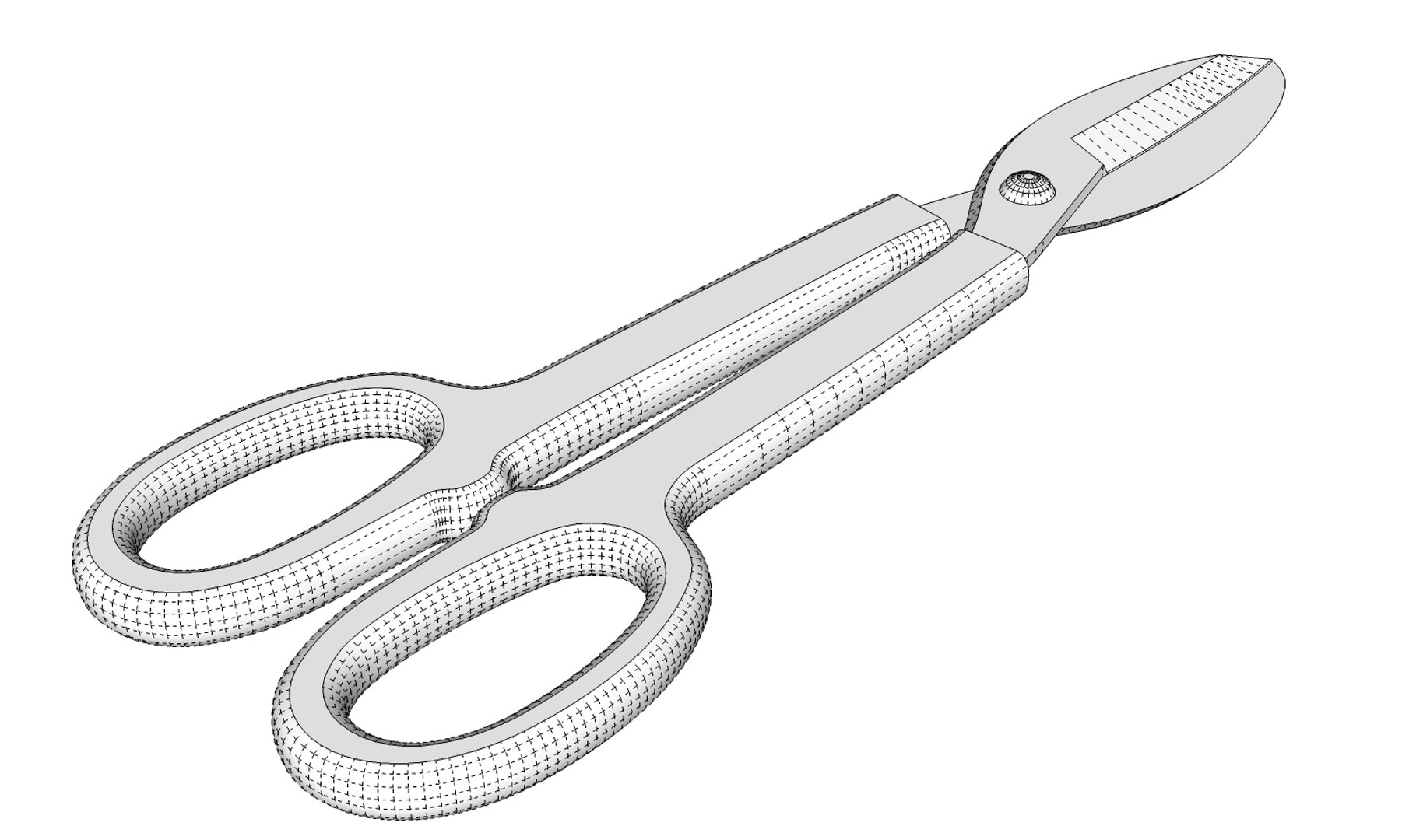 Tin Snips 3D Model - TurboSquid 1365748