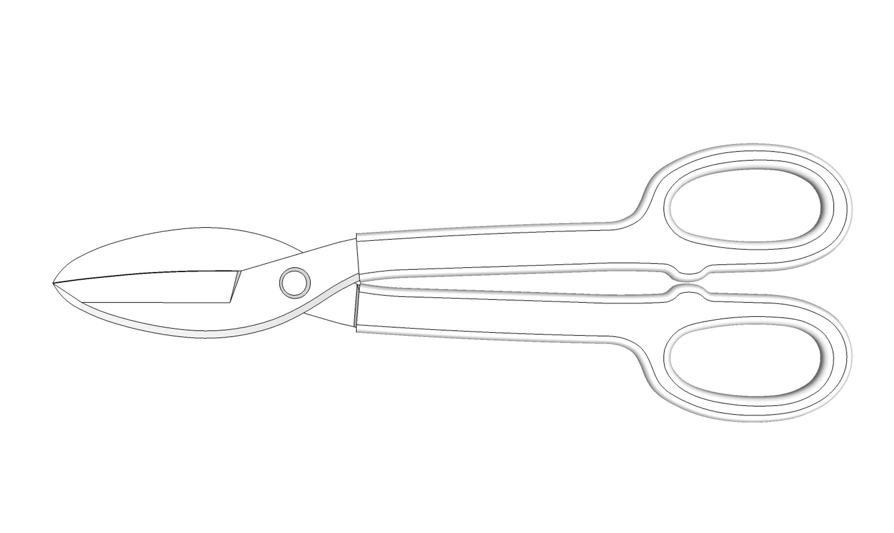 Tin Snips 3D Model - TurboSquid 1365748