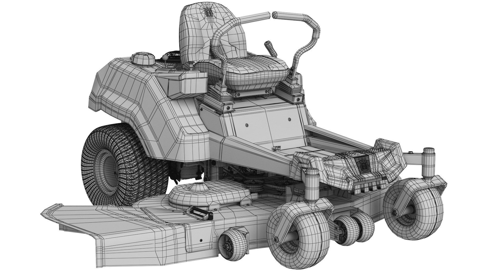 3D Riding Lawn Mowers - TurboSquid 2154777