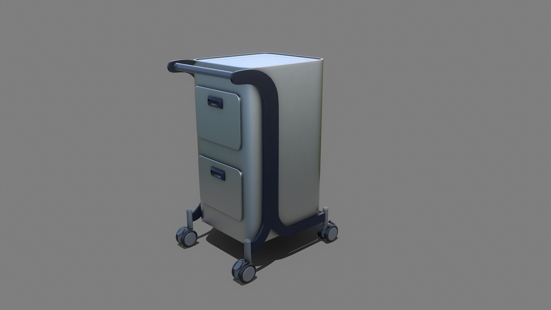 Hospital Cart Model - TurboSquid 1522650