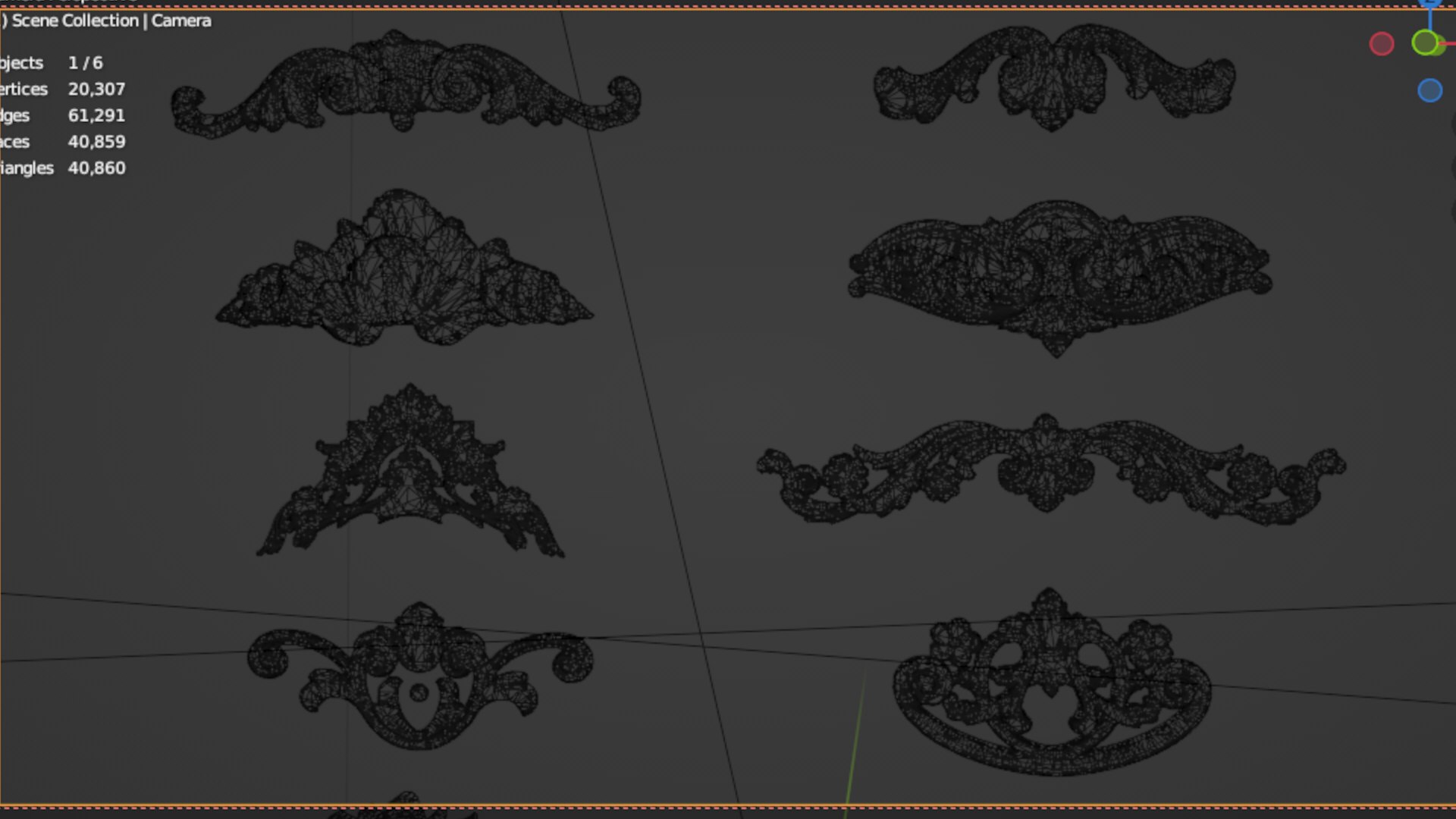 3D 3D Acanthus Leaves Collection 13 - TurboSquid 1870893