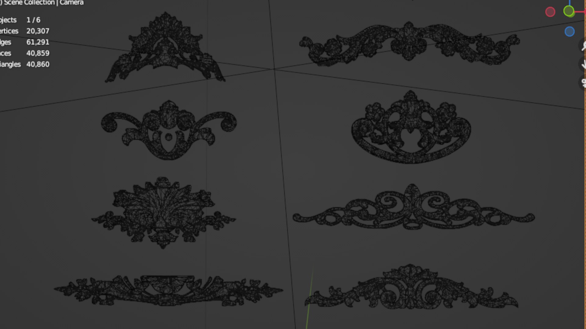 3D 3D Acanthus Leaves Collection 13 - TurboSquid 1870893