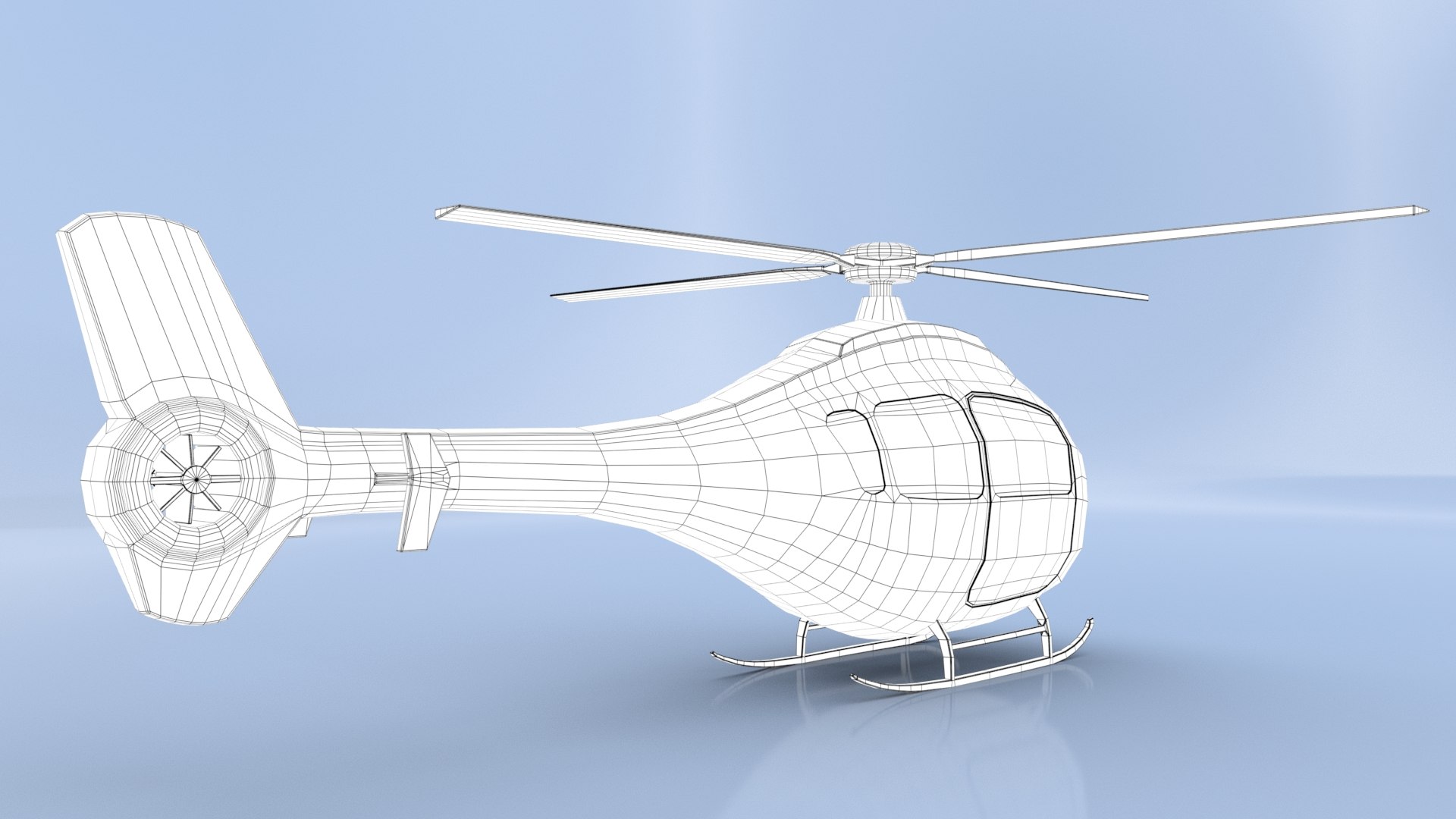 3D Model Cartoon Helicopter - TurboSquid 1595513