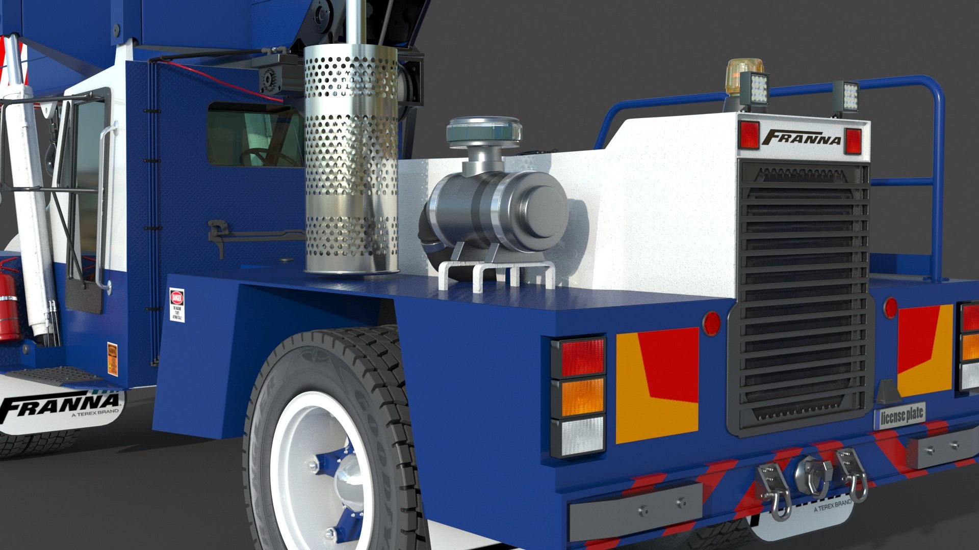 3D Franna 18t Crane Model - TurboSquid 2315951