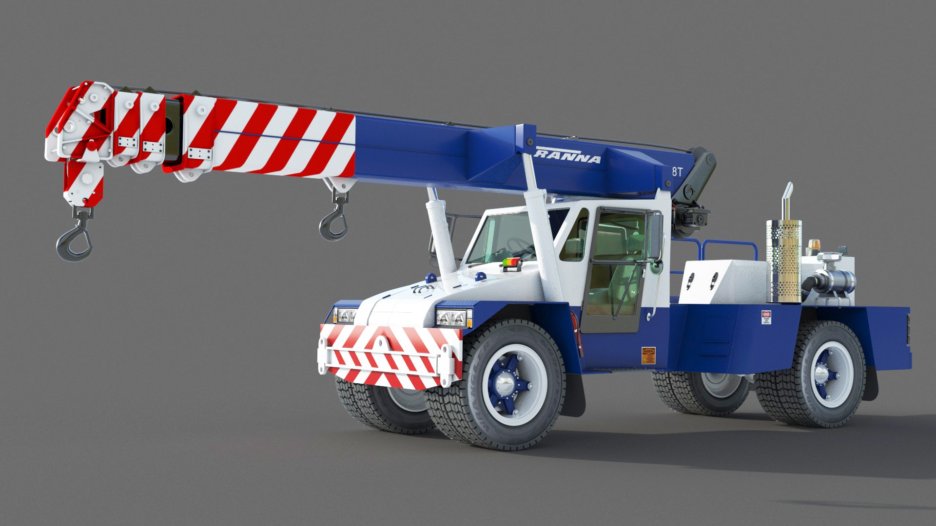 3D Franna 18t Crane Model - TurboSquid 2315951