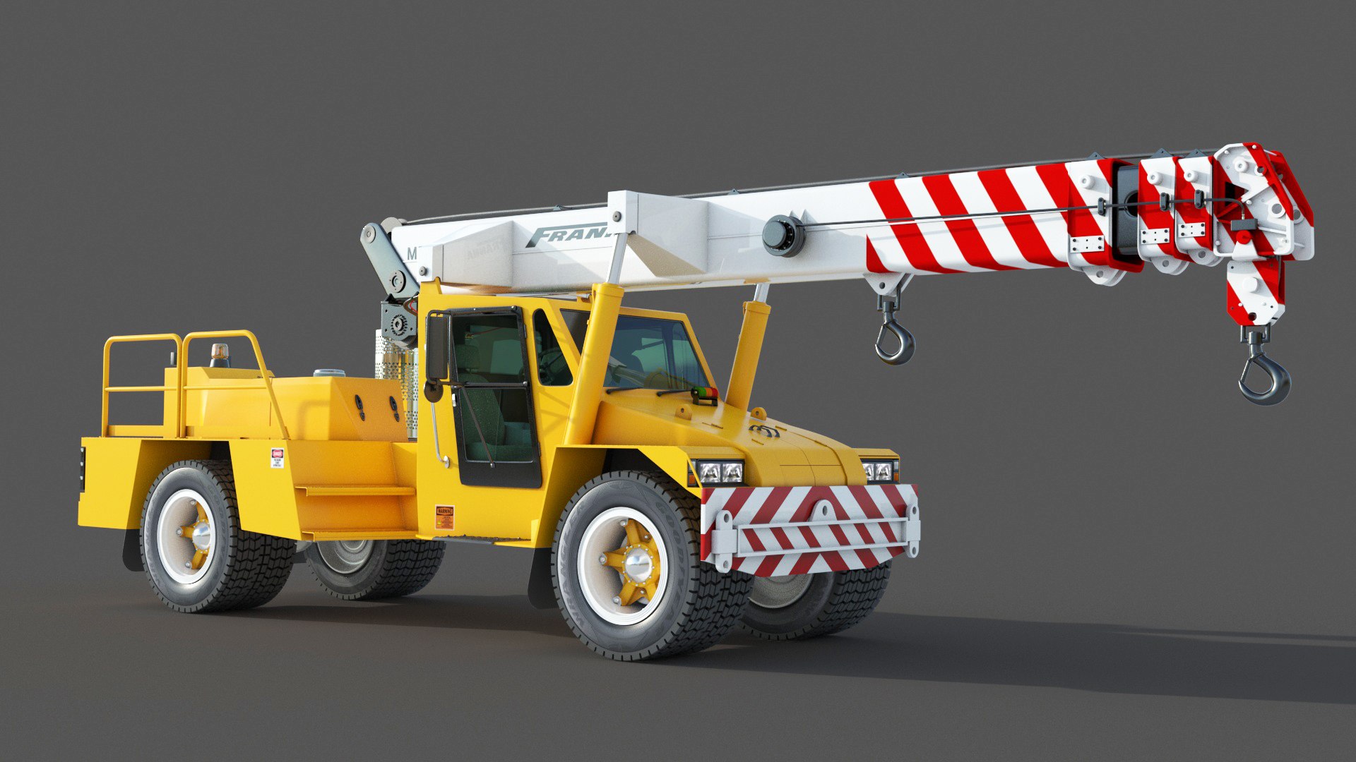 3D Franna 18t Crane Model - TurboSquid 2315951