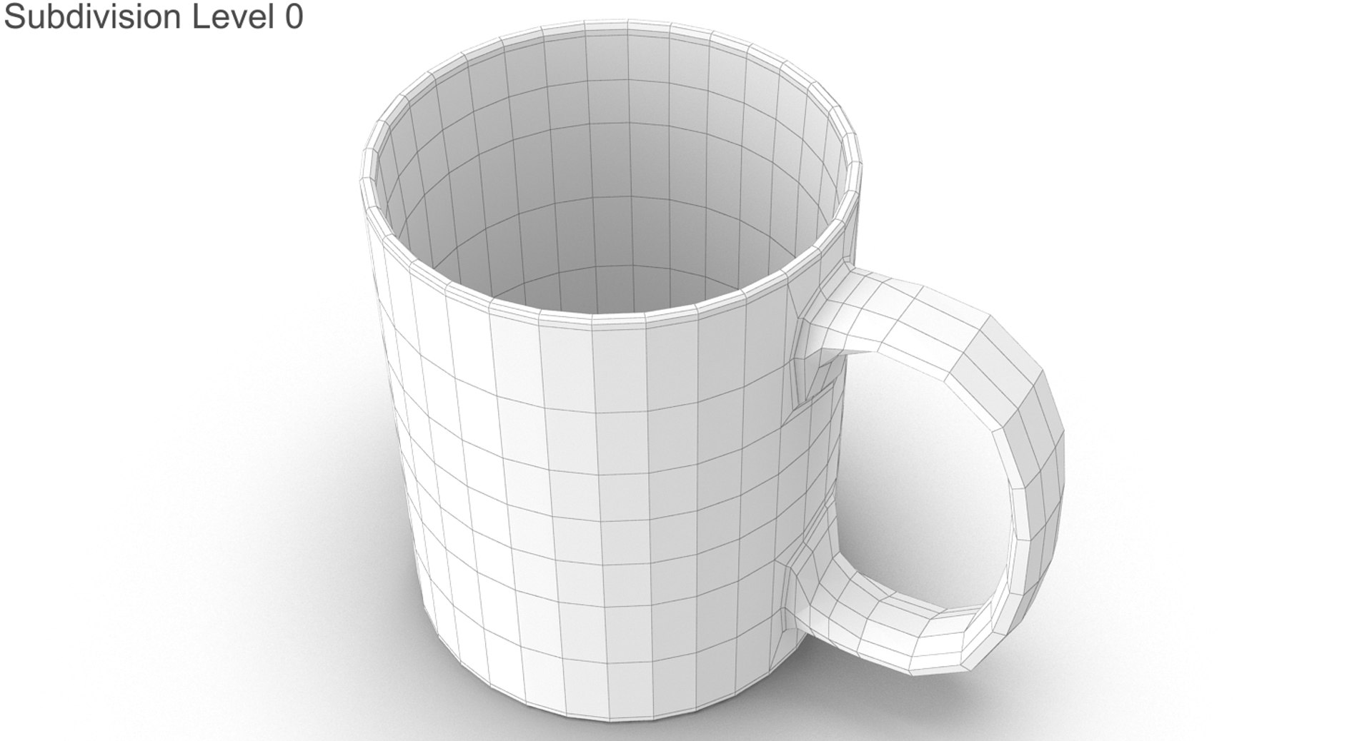 3d model cup