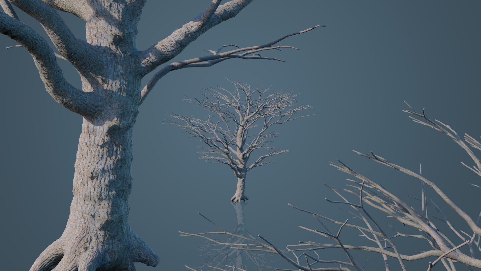 3D Big Dead Trees - TurboSquid 1815248