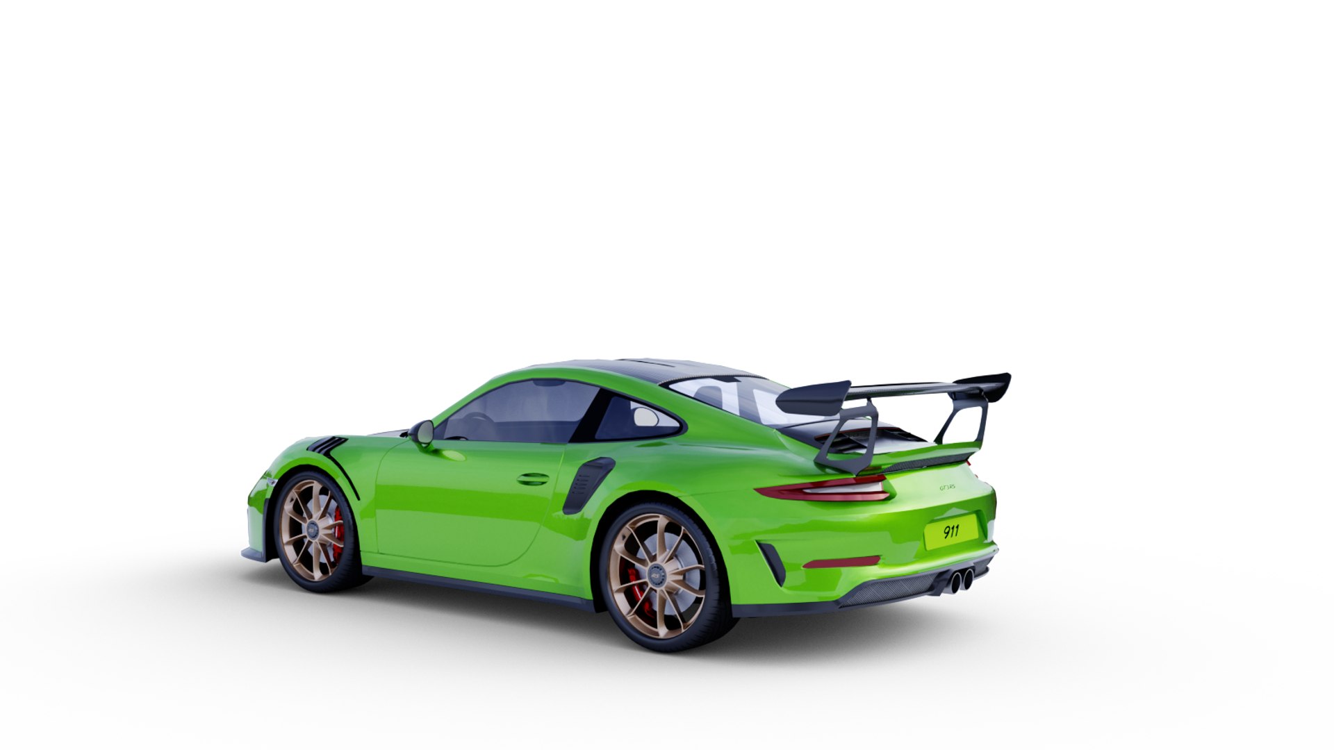 Porsche 911 Gt3 Rs 3D Model - TurboSquid 1310428