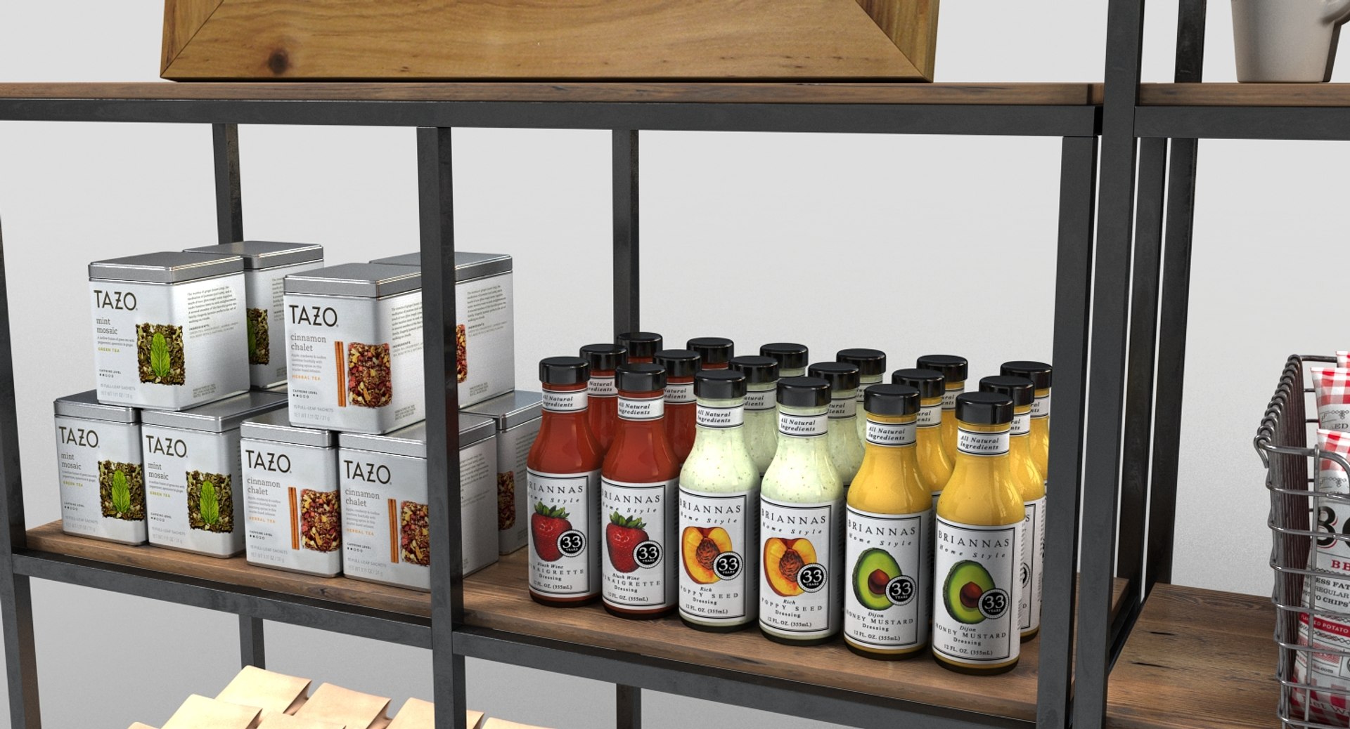 Cafe Product 3D - TurboSquid 1251876