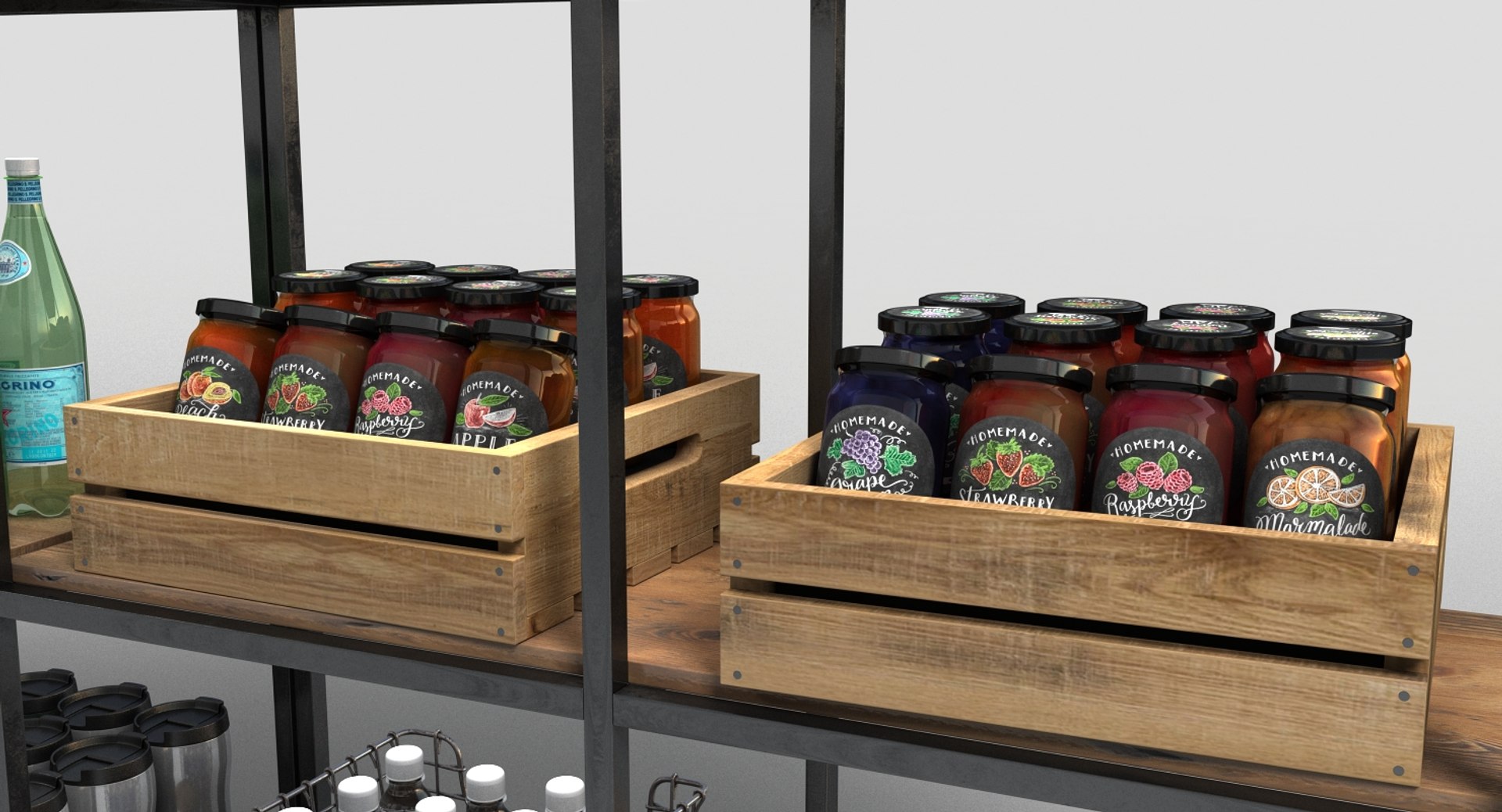 Cafe Product 3D - TurboSquid 1251876