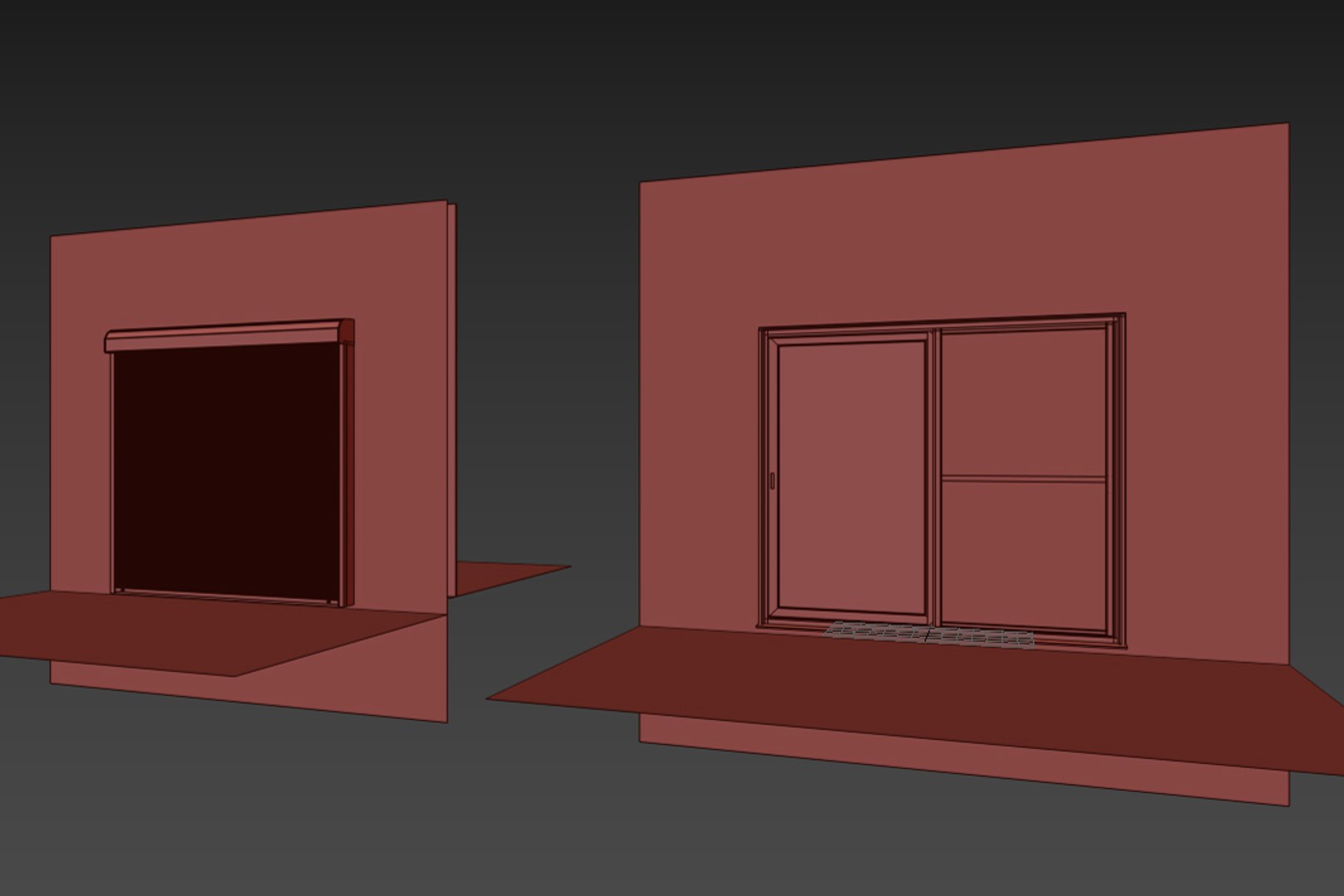 Window Terrace Draw Model - TurboSquid 1544817