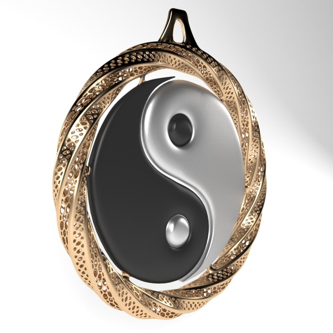 Yin Yang 3d Model