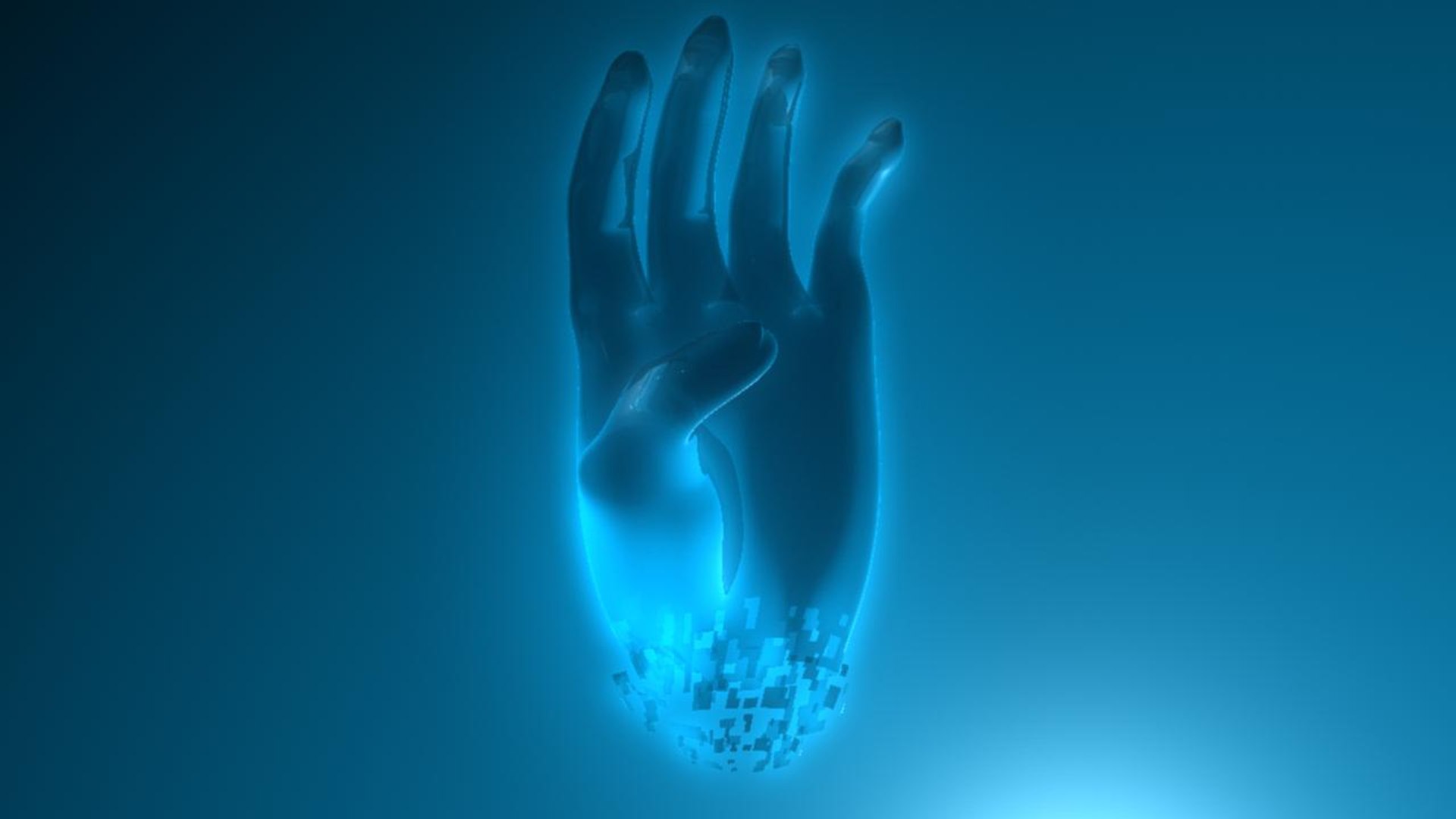 3d Holographic Human Hand