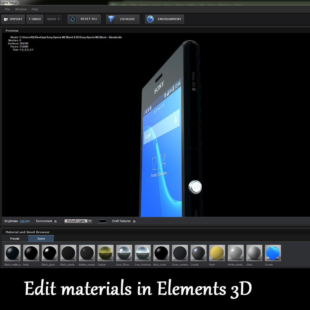 3d Model - Element