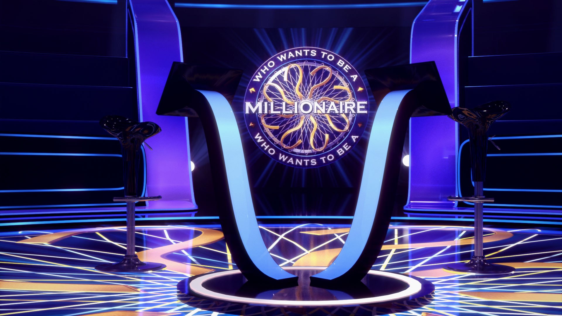 Millionaire TV Studio Modern Set Collecion 3D 3D - TurboSquid 1890884