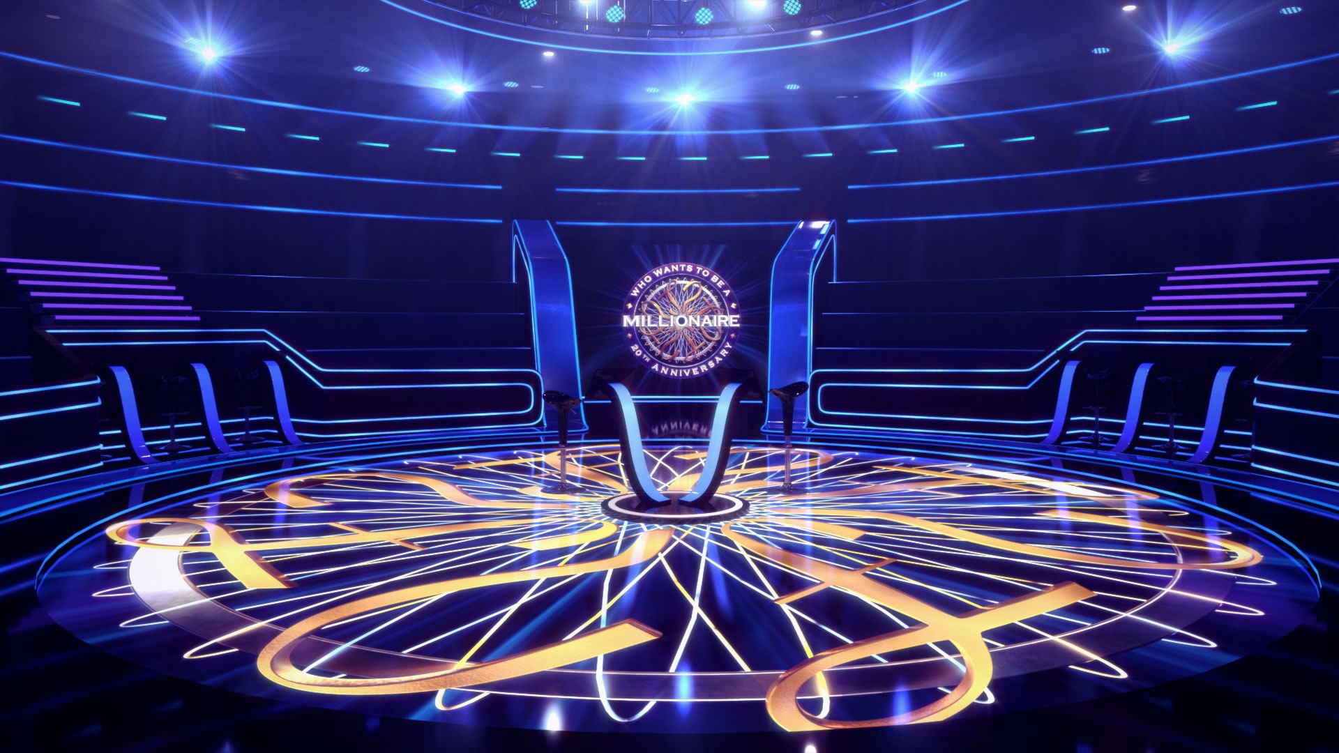 Millionaire TV Studio Modern Set Collecion 3D 3D - TurboSquid 1890884