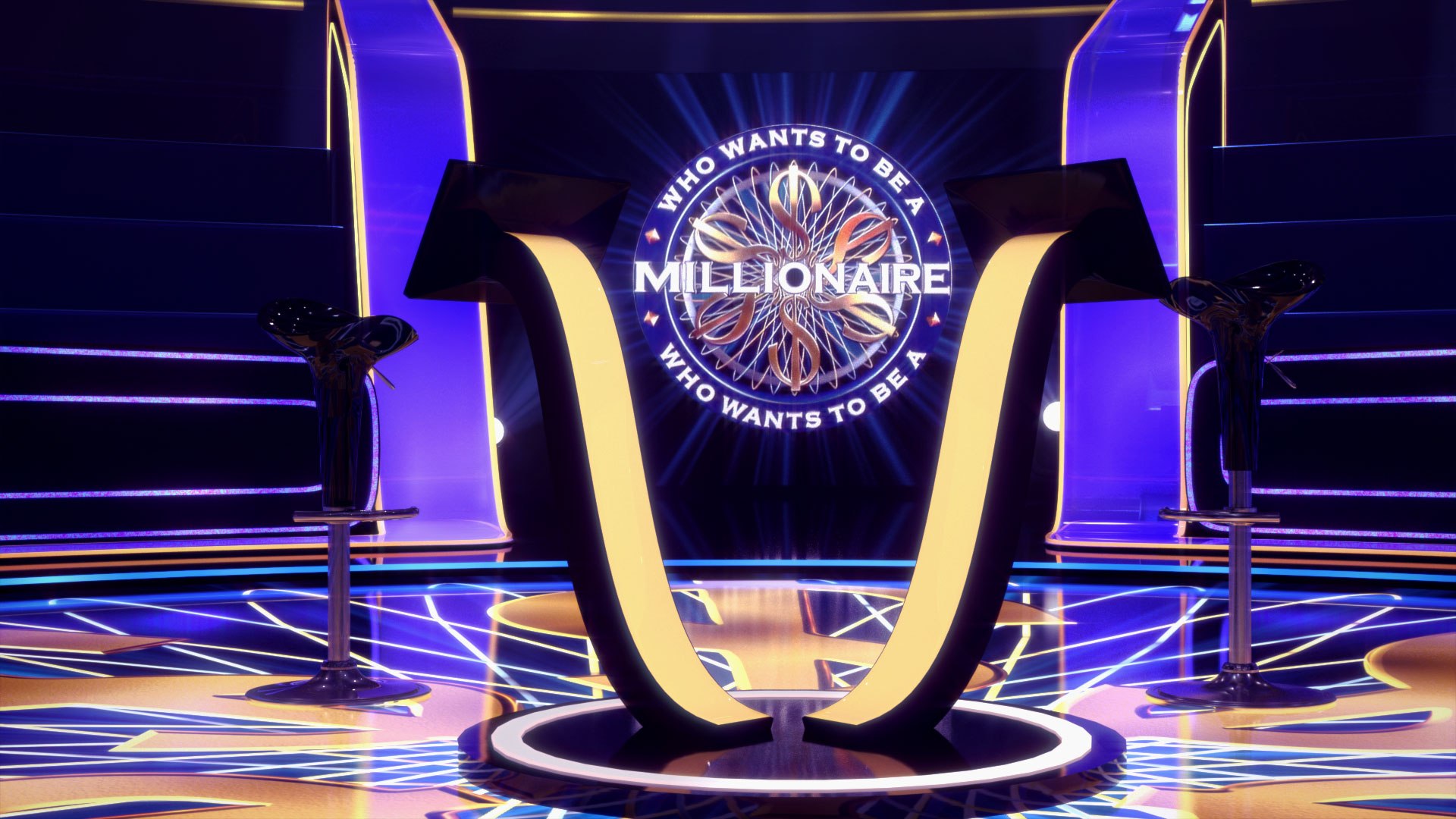 Millionaire TV Studio Modern Set Collecion 3D 3D - TurboSquid 1890884