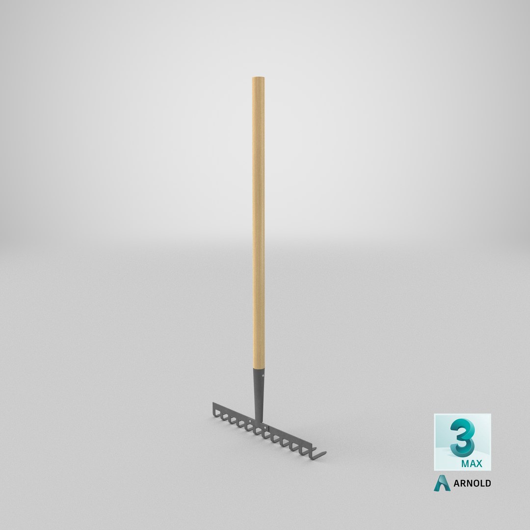 3D Garden Rake Model - TurboSquid 1809833