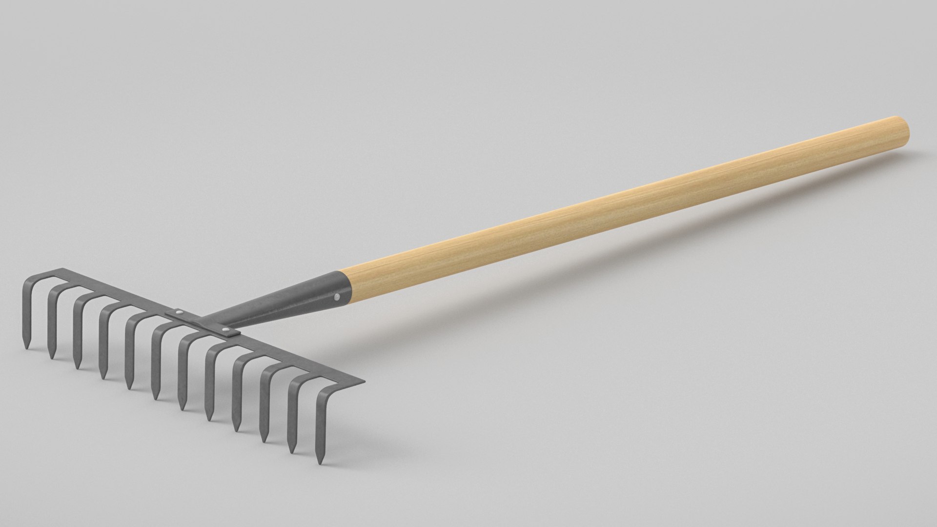 3D Garden Rake Model - TurboSquid 1809833