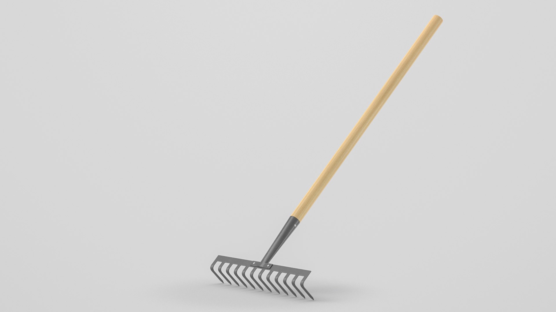 3D Garden Rake Model - TurboSquid 1809833