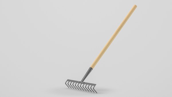 3D Garden Rake model - TurboSquid 1809833