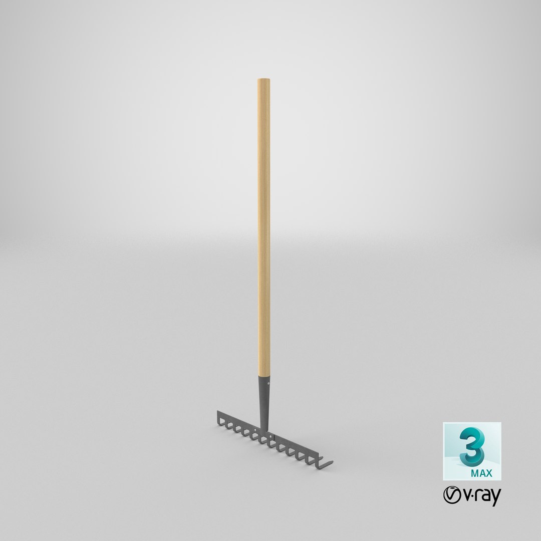 3D Garden Rake Model - TurboSquid 1809833