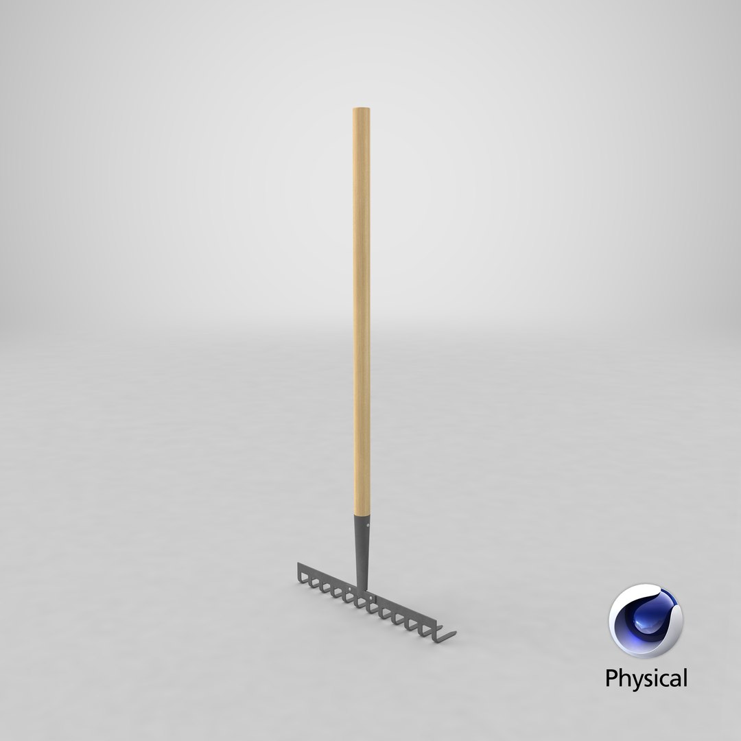 3D Garden Rake Model - TurboSquid 1809833