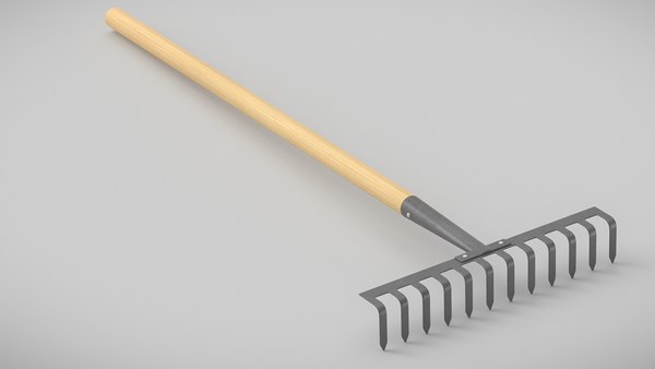 3D Garden Rake model - TurboSquid 1809833
