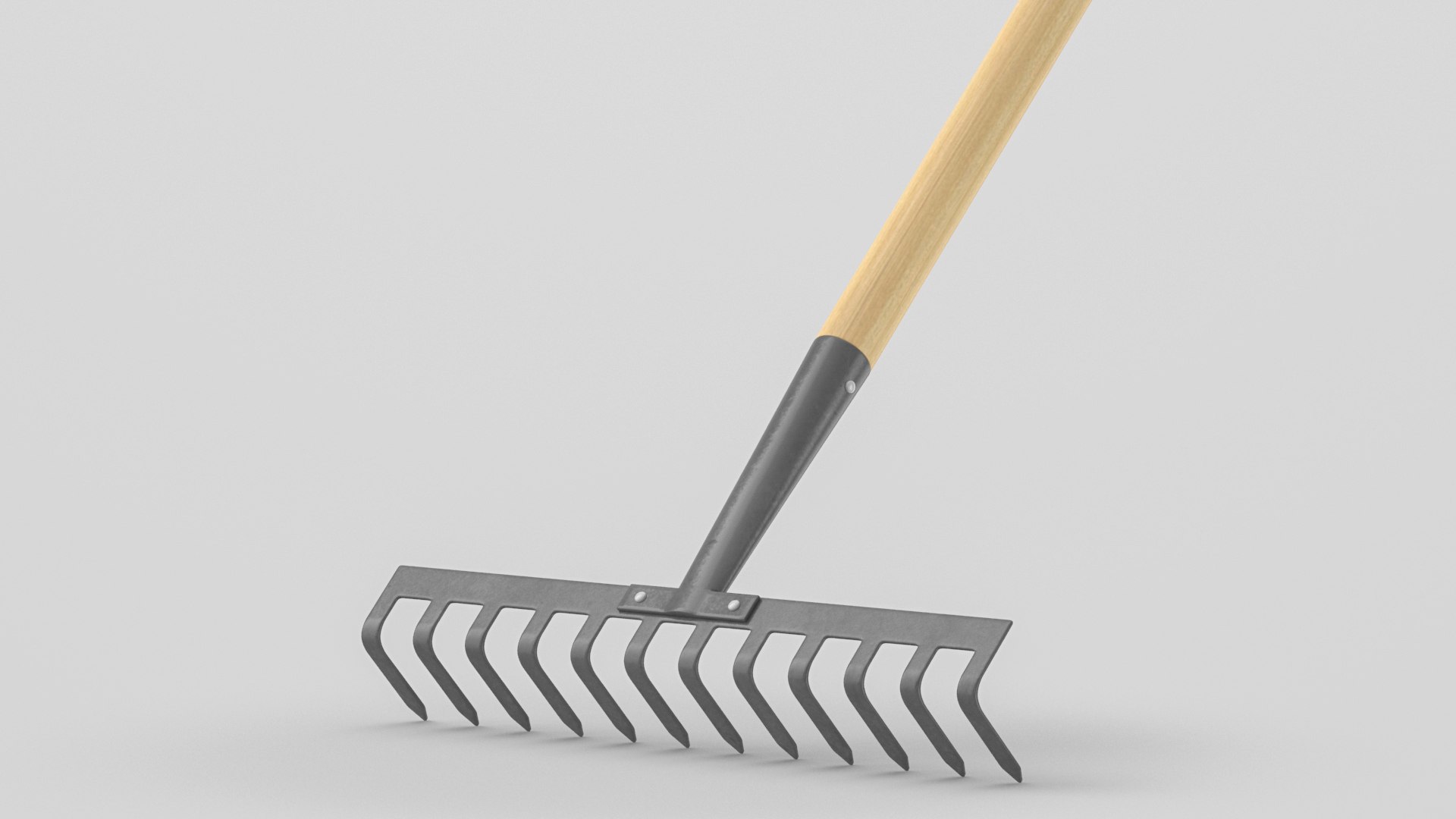 3D Garden Rake Model - TurboSquid 1809833