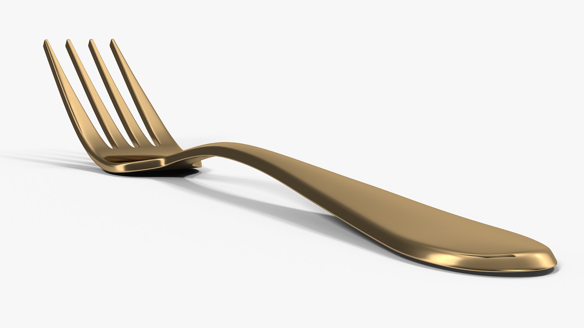 Golden Fork 3D - TurboSquid 1456311