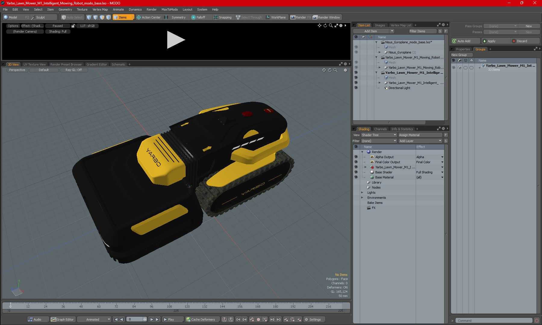 3D Yarbo Lawn Mower M1 Intelligent Mowing Robot - TurboSquid 2183887