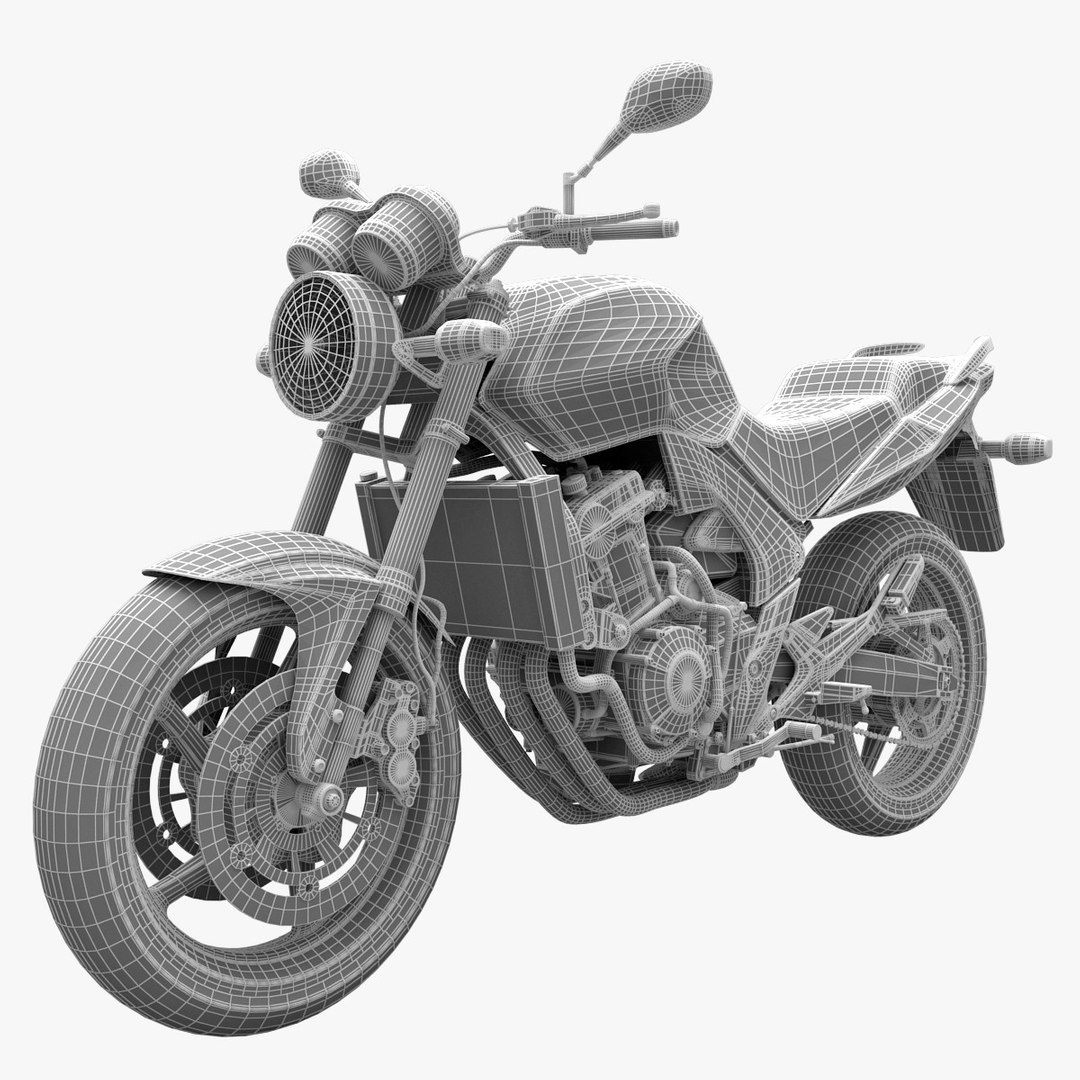 3d Honda Motorcycle