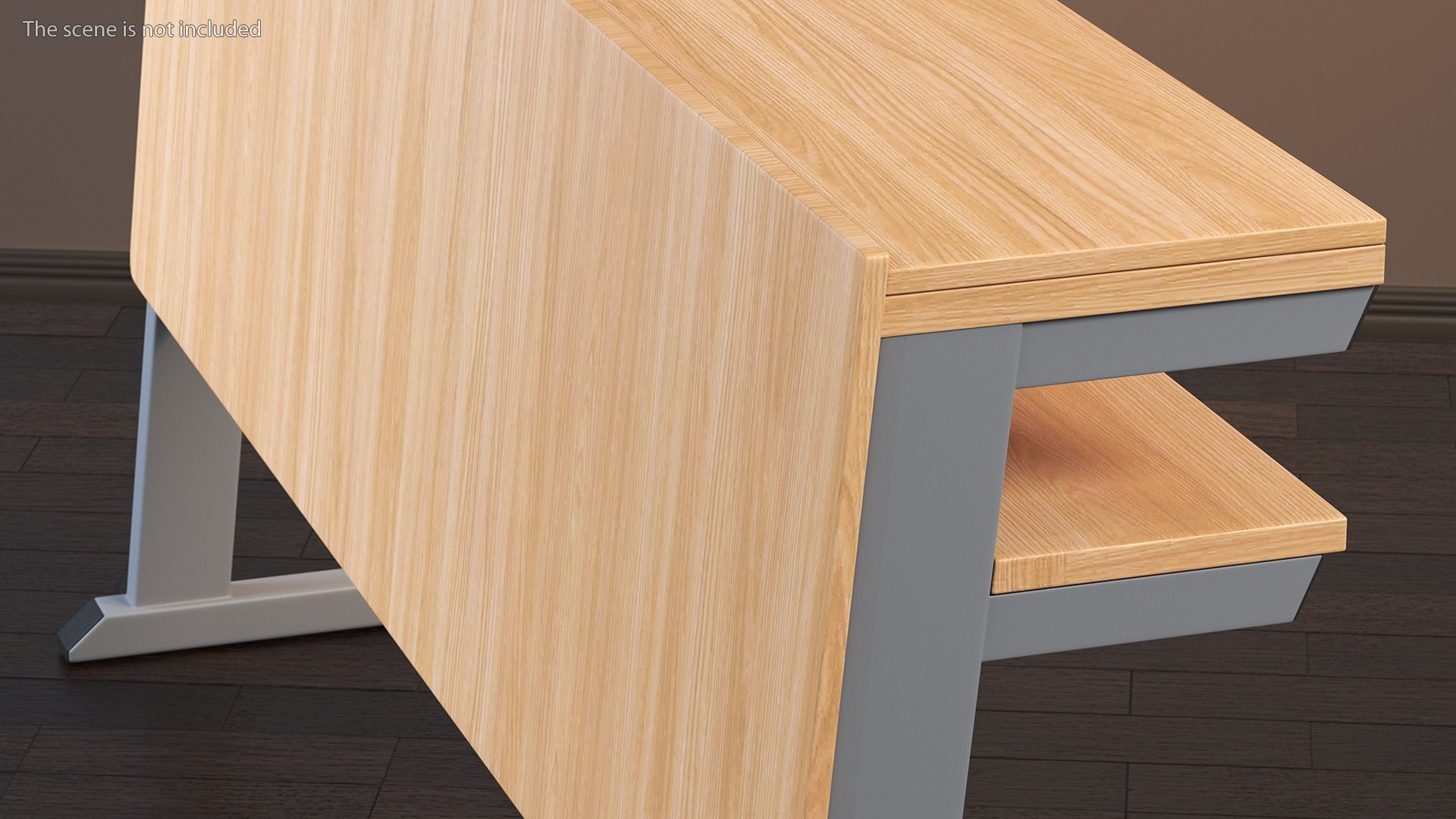 3D University Seating System Table For Three Seats - TurboSquid 1919095