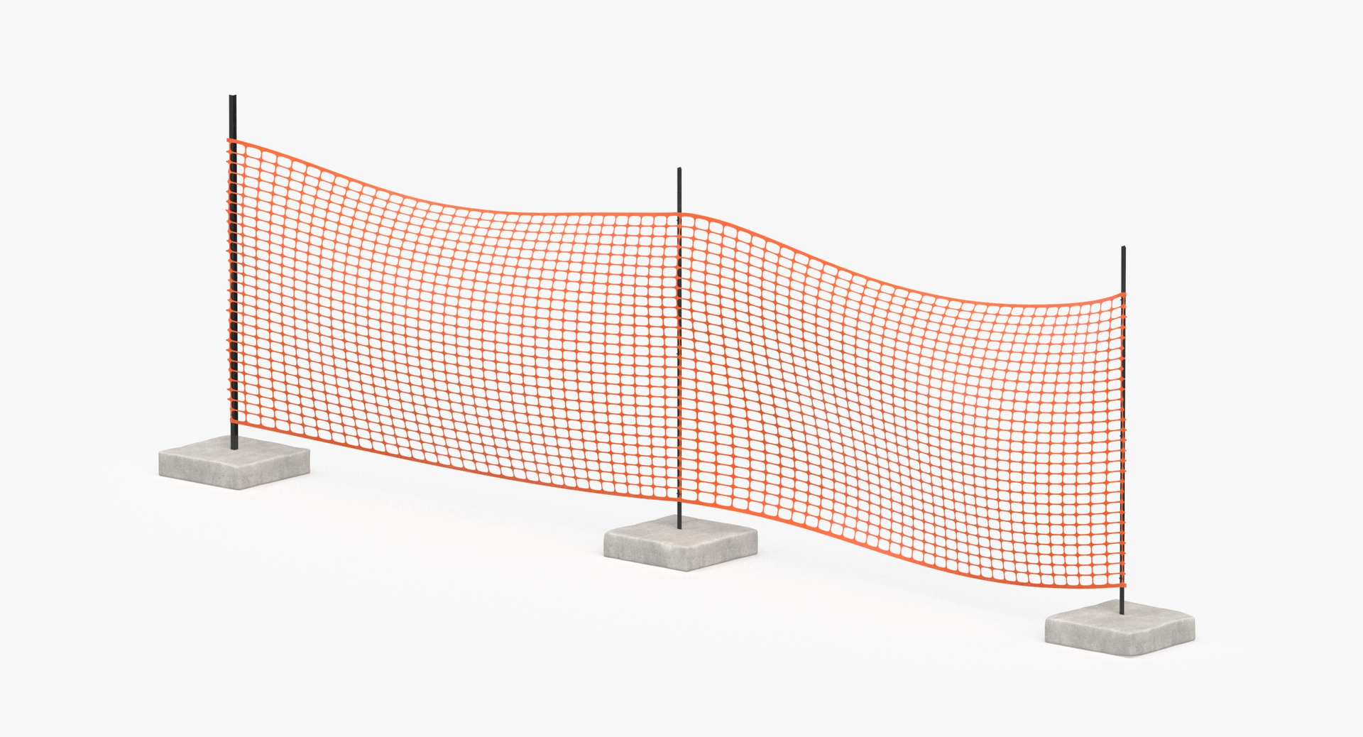 3D Safety Netting Long Clean And Dirty - TurboSquid 1874910