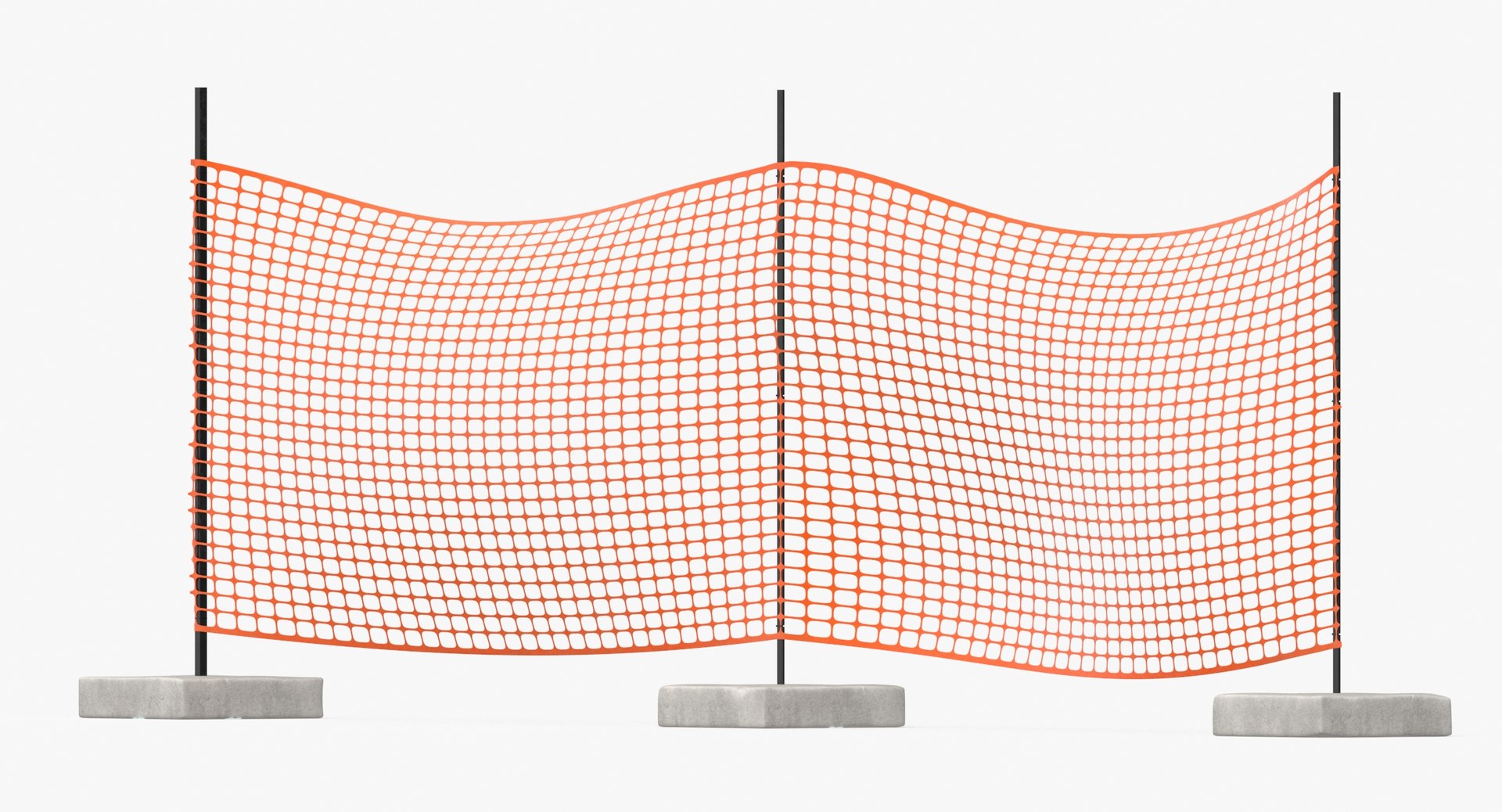 3D Safety Netting Long Clean And Dirty - TurboSquid 1874910