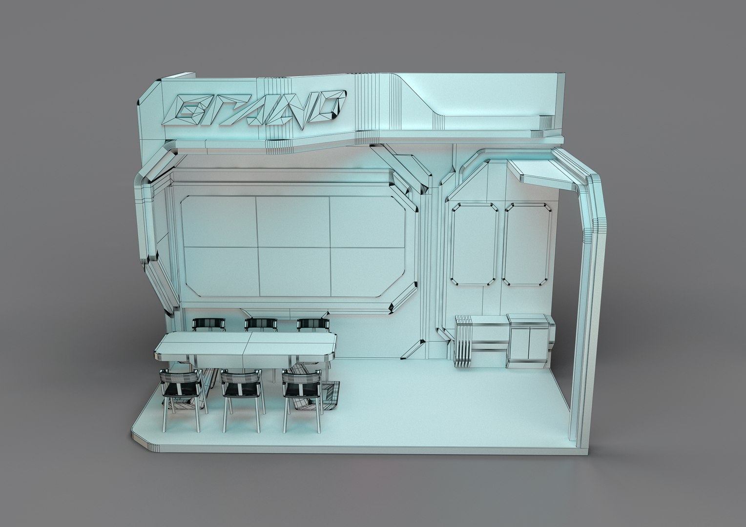 3D MINI BOOTH 03 Model - TurboSquid 1858310
