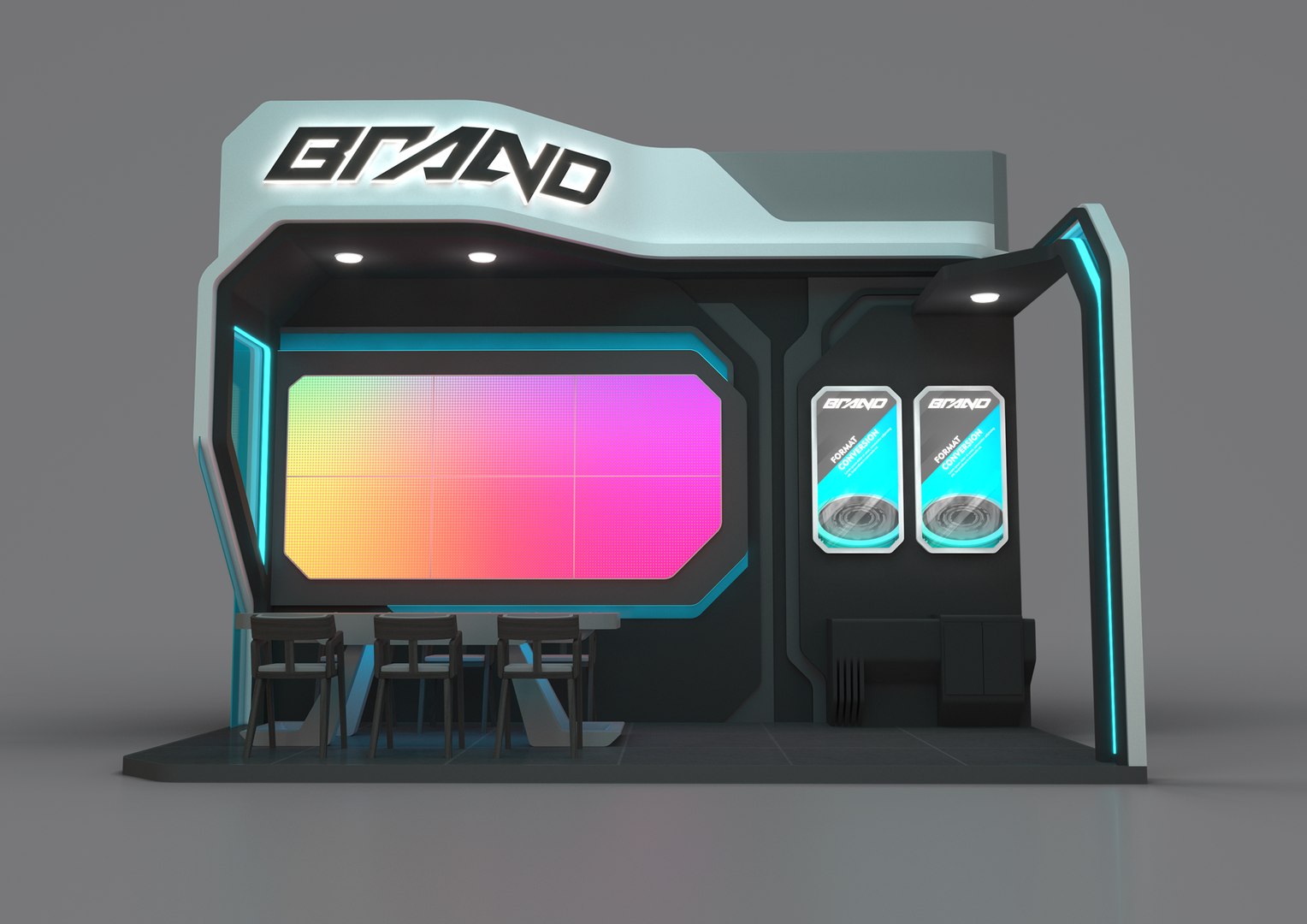 3D MINI BOOTH 03 Model - TurboSquid 1858310