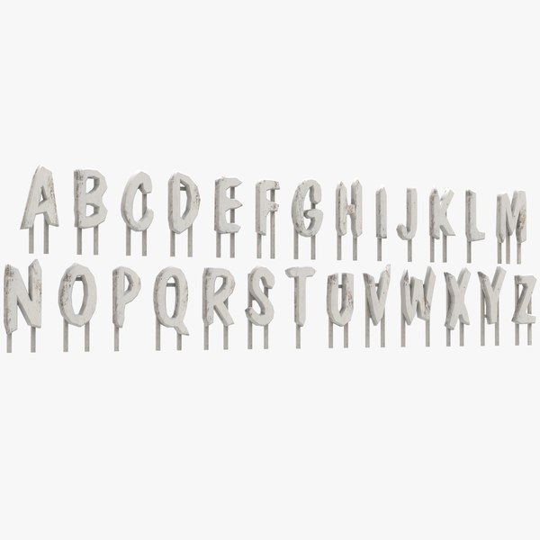 Free 3D Letters Models | TurboSquid